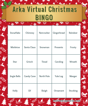 Arka Virtual Christmas BINGO