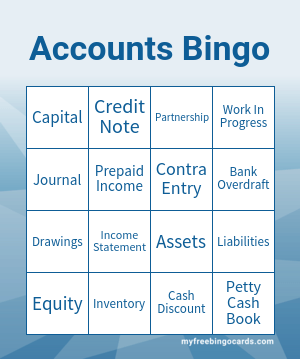Accounts Bingo