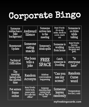 Corporate Bingo