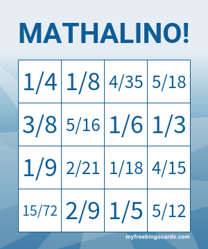 MATHALINO! BINGO