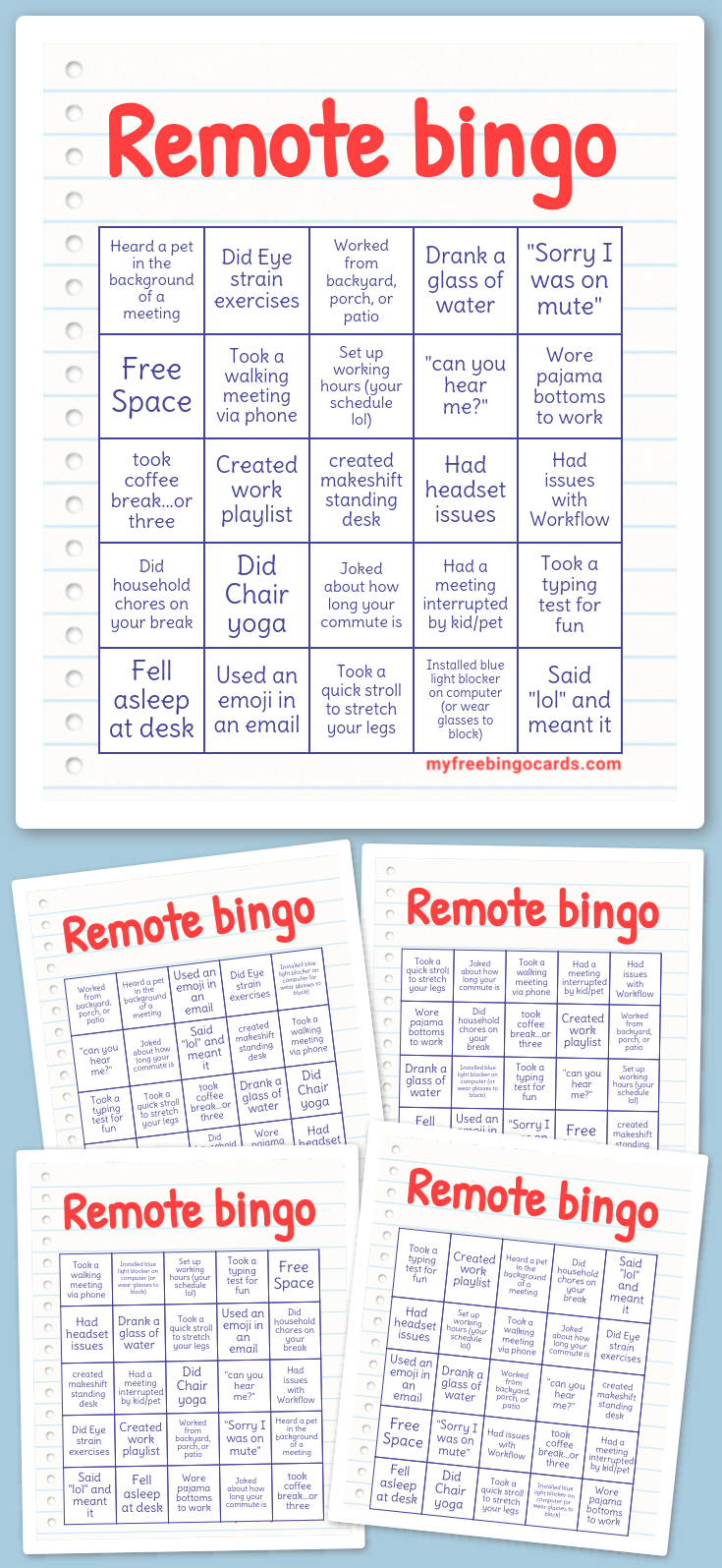 Virtual Remote bingo