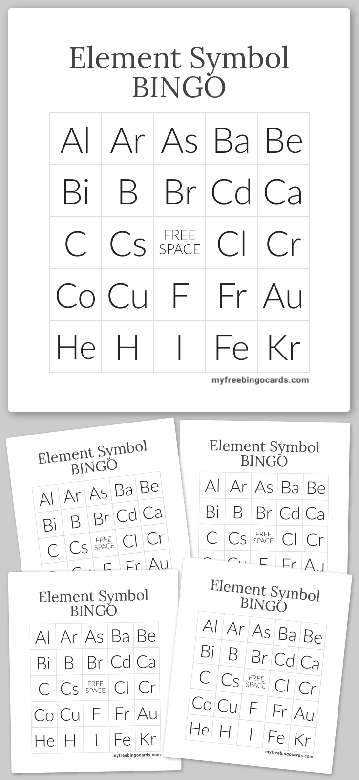 Virtual Element Symbol BINGO