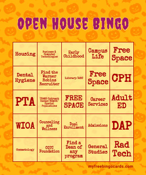Open House Bingo