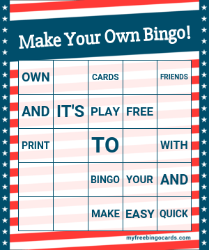 Make Your Own Bingo!