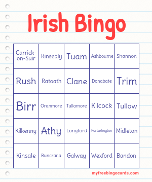 Irish Bingo