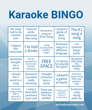 Karaoke BINGO