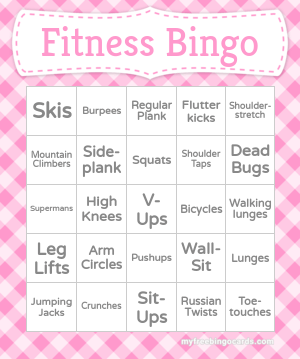 Fitness Bingo