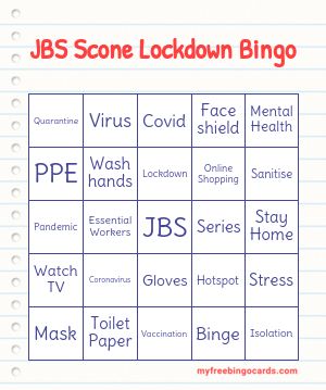 JBS Scone Lockdown Bingo
