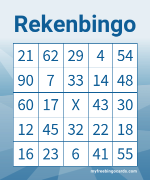 Print 100+ Rekenbingo Cards