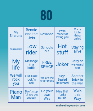 80 Bingo