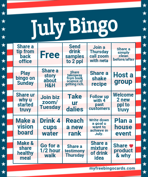 July Bingo