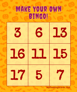 Make Your Own Bingo!