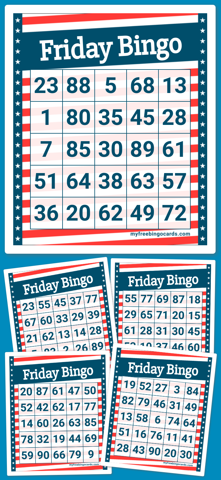 Virtual Friday Bingo