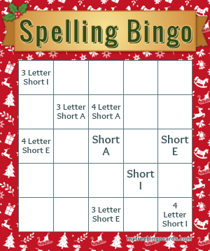 Spelling Bingo