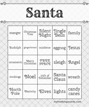 Santa Bingo