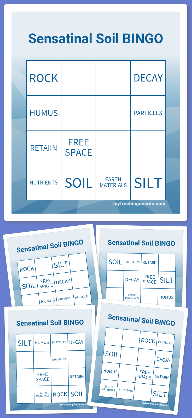 Virtual Sensatinal Soil BINGO
