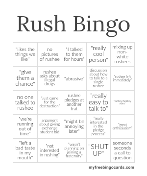 Rush Bingo