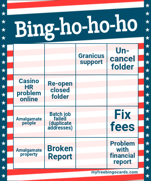 Bing-ho-ho-ho Bingo