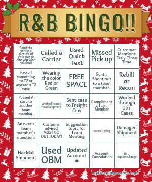 R&B BINGO!!