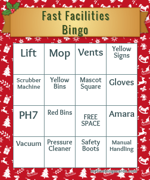 Fast Facilities Bingo