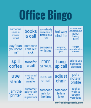 Office Bingo