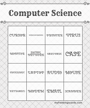 Computer Science Bingo