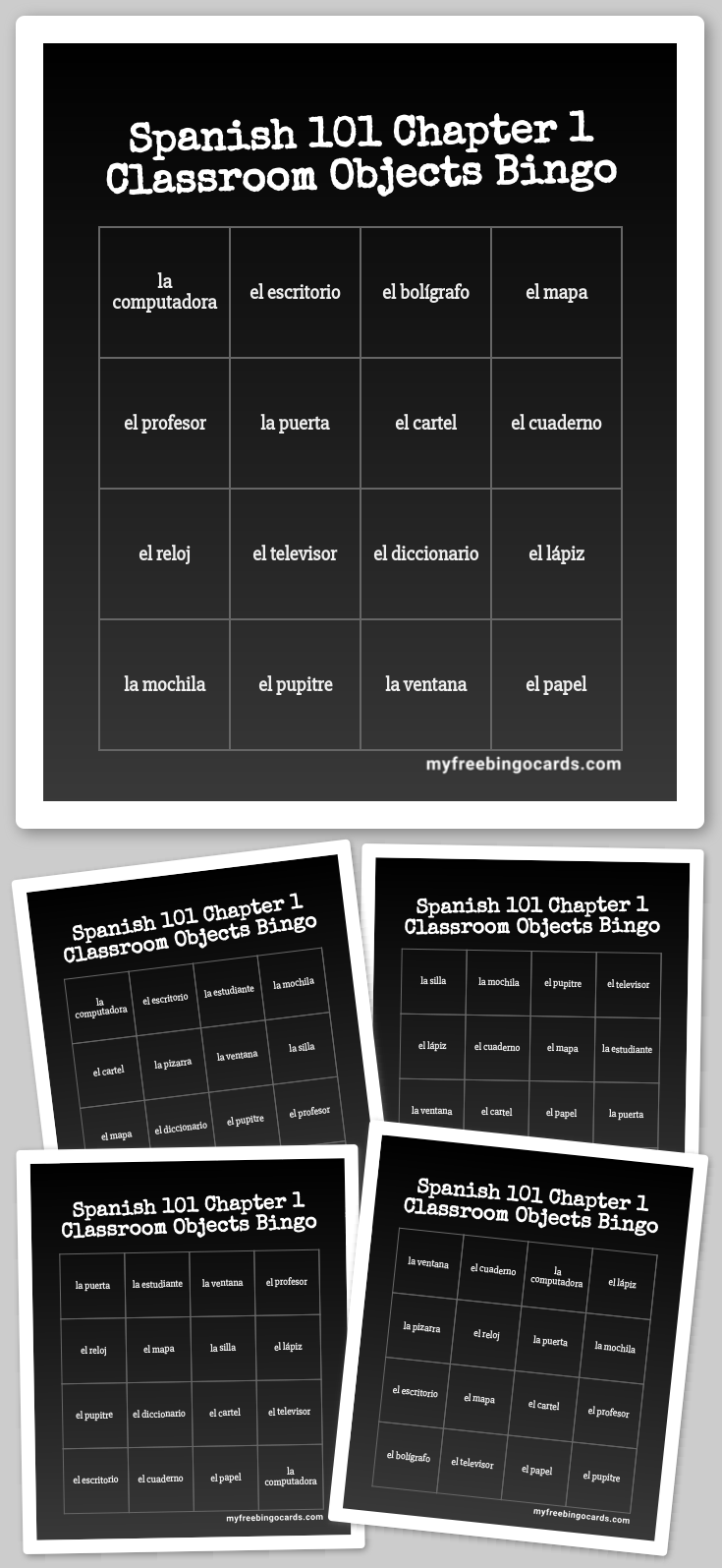 Virtual Spanish 101 Chapter 1 Classroom Objec…
