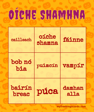 Oíche Shamhna Bingo