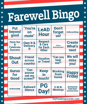 Farewell Bingo