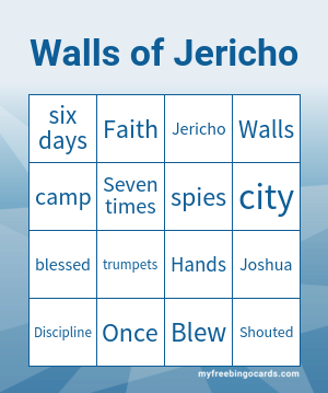 Walls of Jericho Bingo