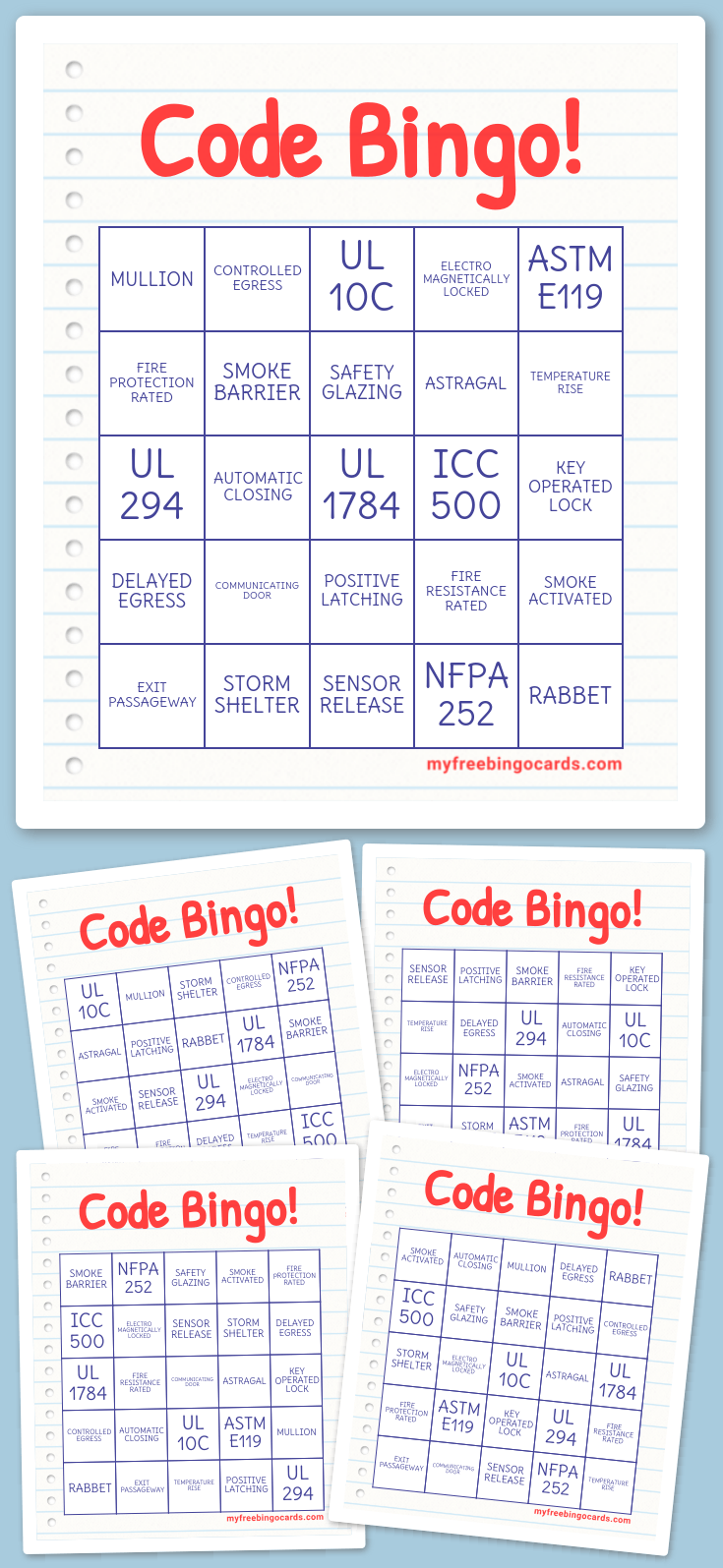 Virtual Code Bingo!