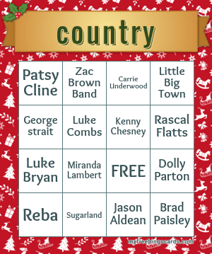country bingo