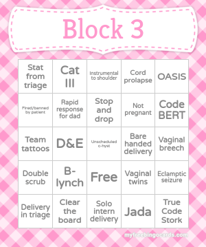 Block 3 Bingo