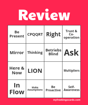 Review Bingo