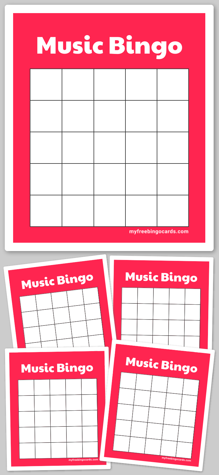 Virtual Music Bingo