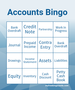 Accounts Bingo