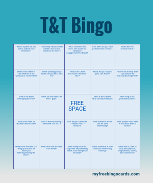 T&T Bingo