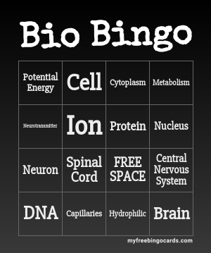 Bio Bingo