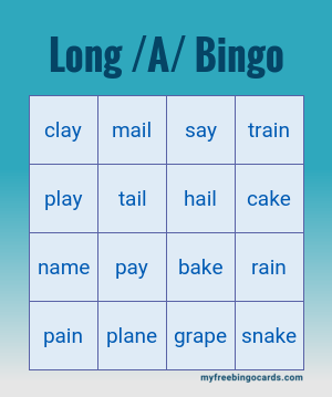 Long /A/ Bingo