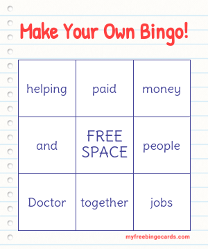 Print 100+ Make Your Own Bingo! Cards