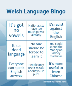 Welsh Language Bingo