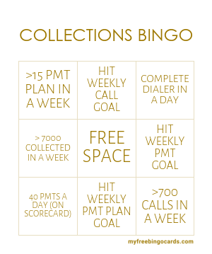 COLLECTIONS BINGO