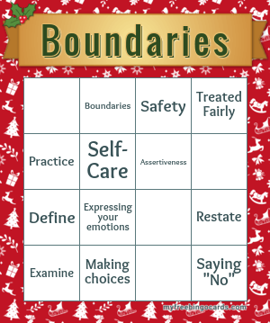 Boundaries Bingo