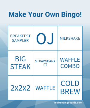 Make Your Own Bingo!