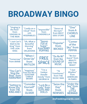 BROADWAY BINGO