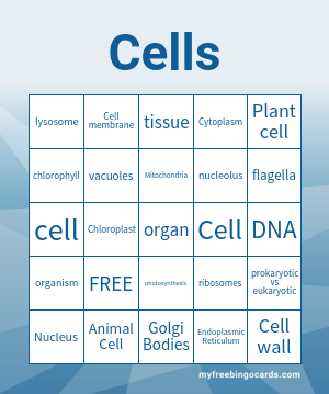 Cells Bingo