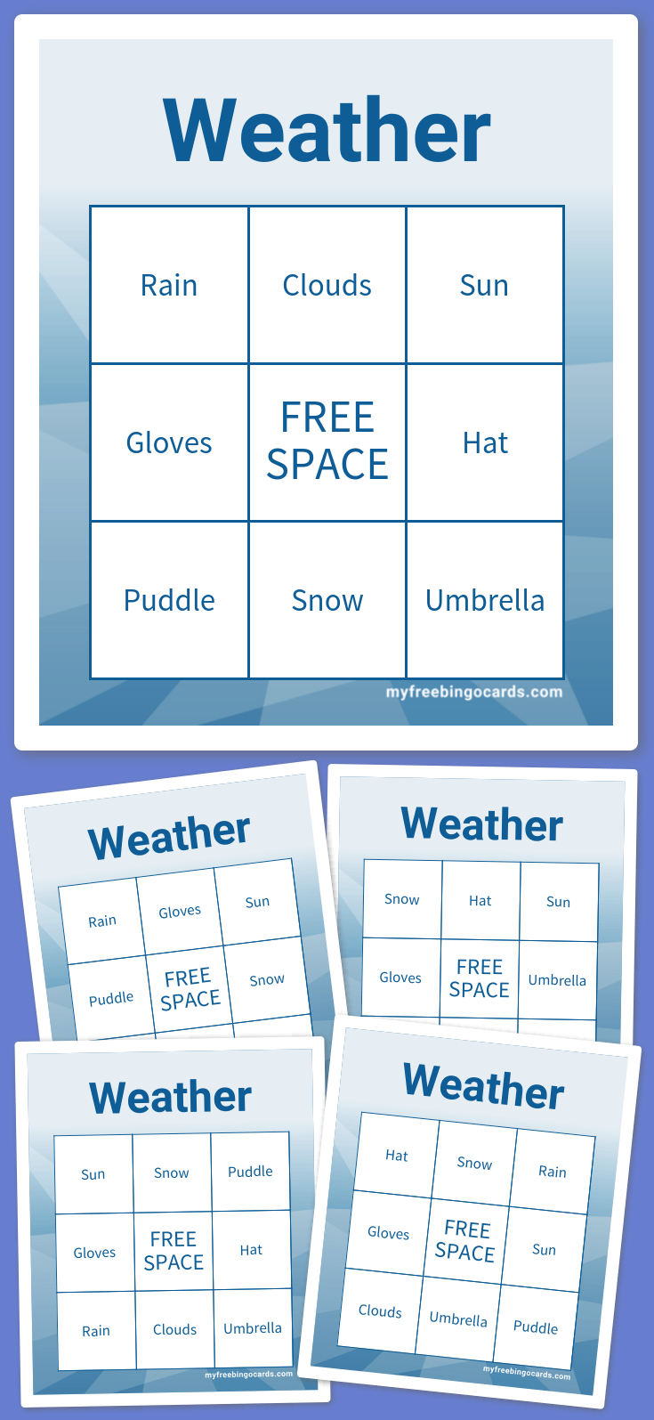 Virtual Weather Bingo