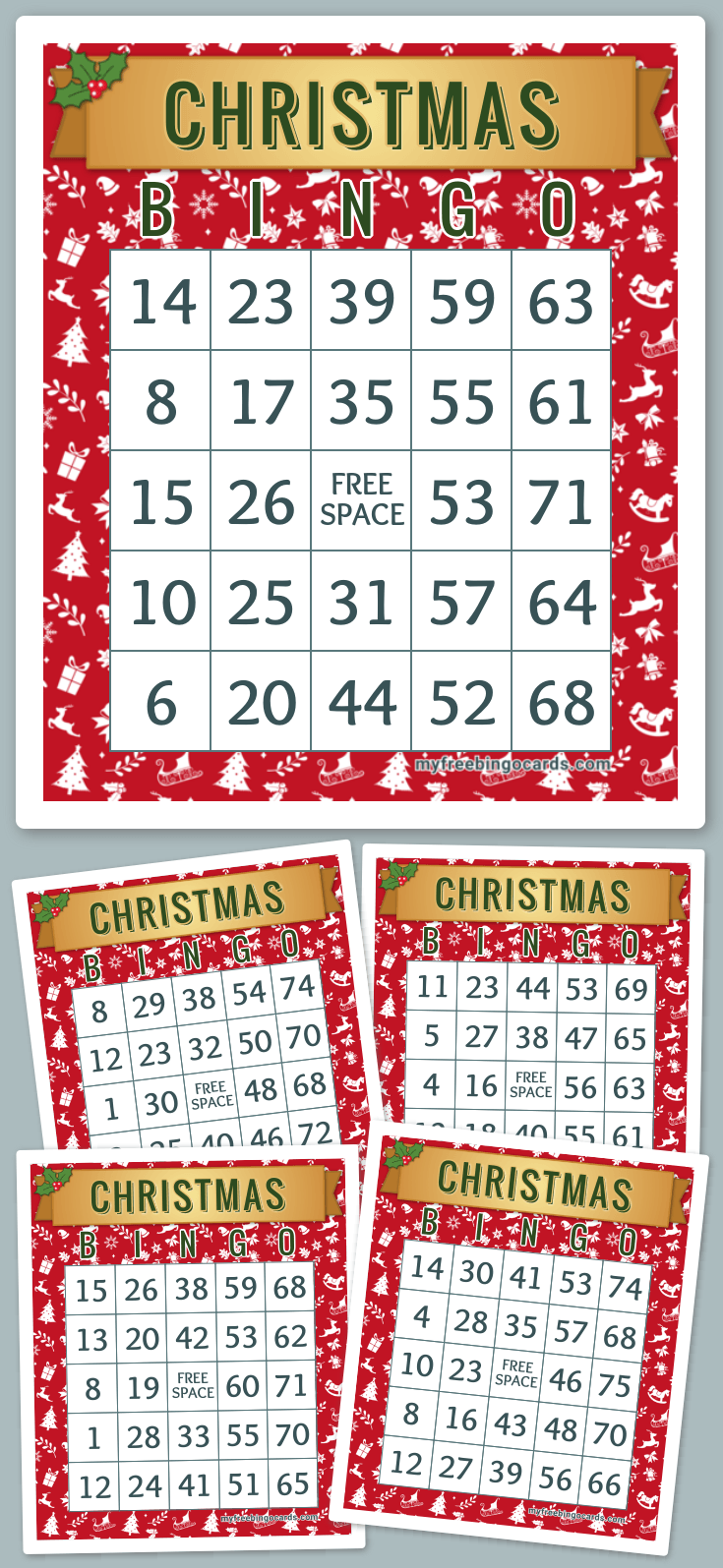 Virtual CHRISTMAS BINGO