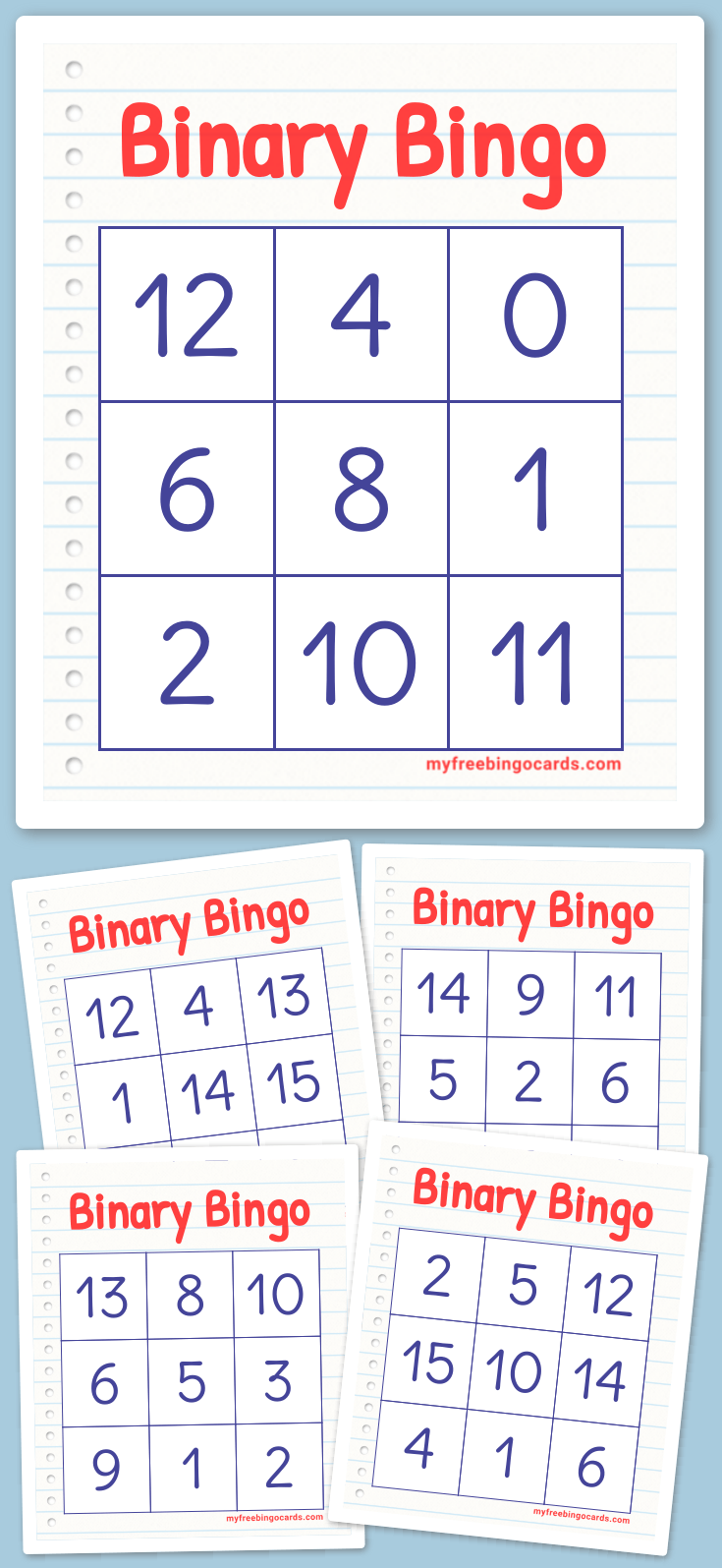Virtual Binary Bingo