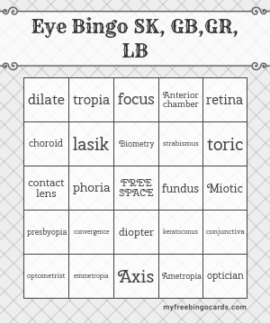 Eye Bingo SK, GB,GR, LB